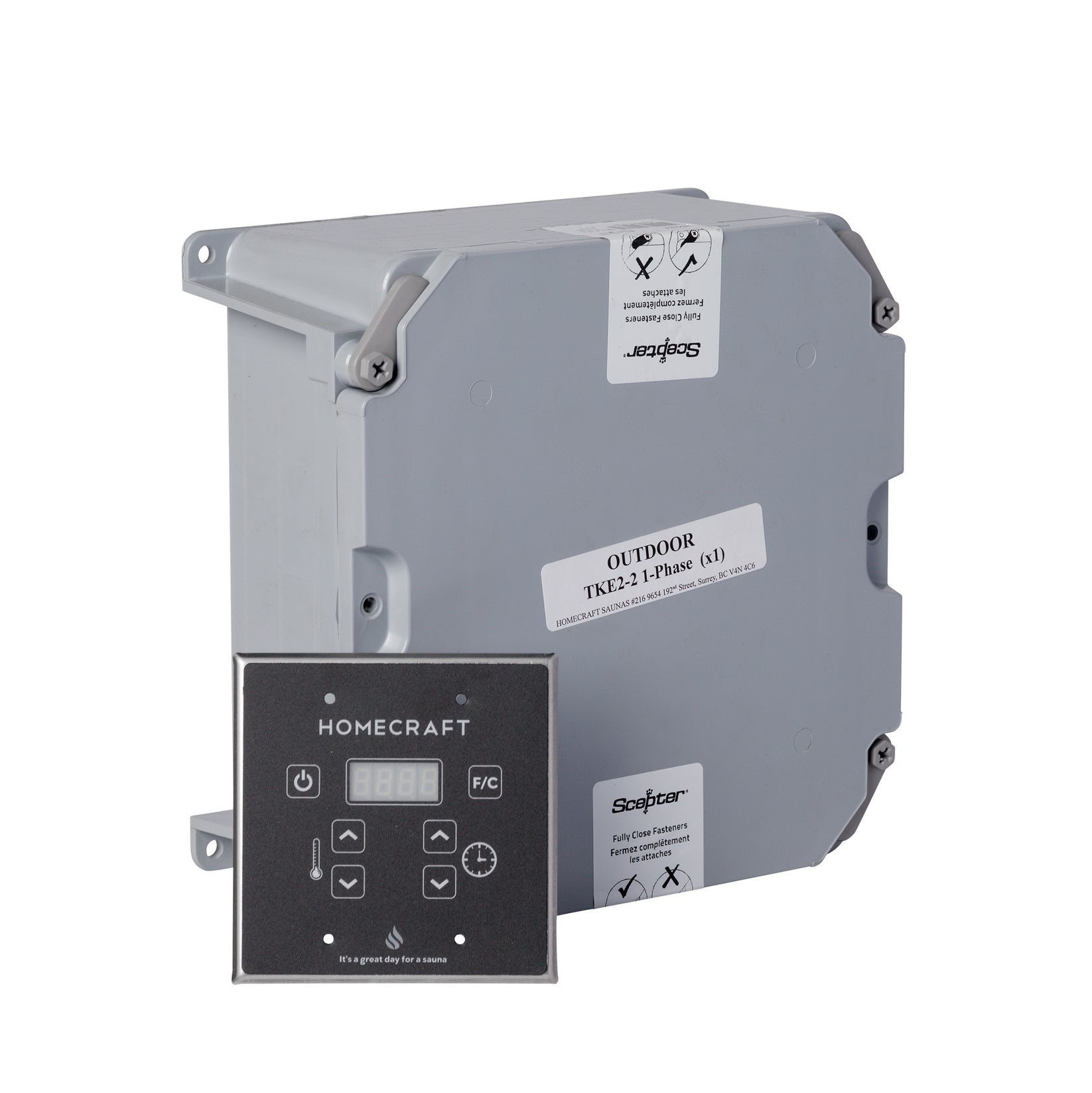 Homecraft Outdoor Sauna Control with Relay Contactor Box – Woodland ...